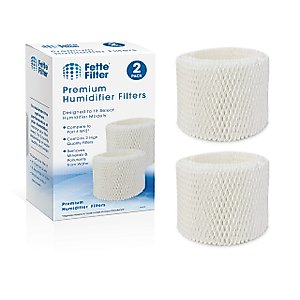 2-Pack Wick Filters Compatible with Kaz Vicks WF2 Vicks V3100 V3500N V3500 V3700 V3800 V3900 Kaz 3020 Sunbeam 1118 Series Honeywell HCM-350 HCM-630 HCM-300T Relion WA-8D Enviracaire ECM-500