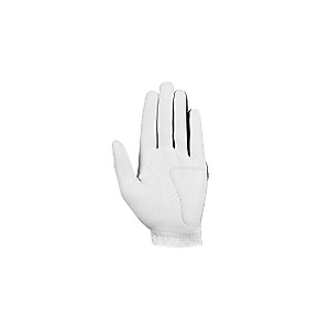 Callaway Golf Weather Spann Glove (Worn on Left Hand, Cadet (Short Fingers), Medium, White)