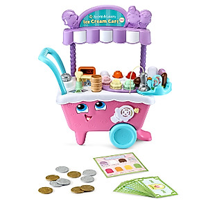 LeapFrog Scoop and Learn Ice Cream Cart Deluxe (Frustration Free Packaging), Pink