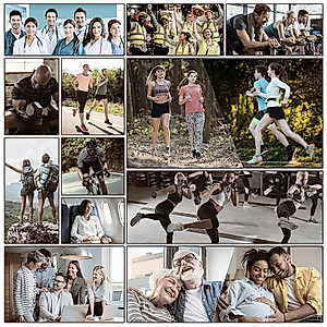 FEYHAY Copper Compression Socks (5 Pairs) 15-20 mmHg Circulation is Best Athletic & Daily for Men & Women, Running, Climbing