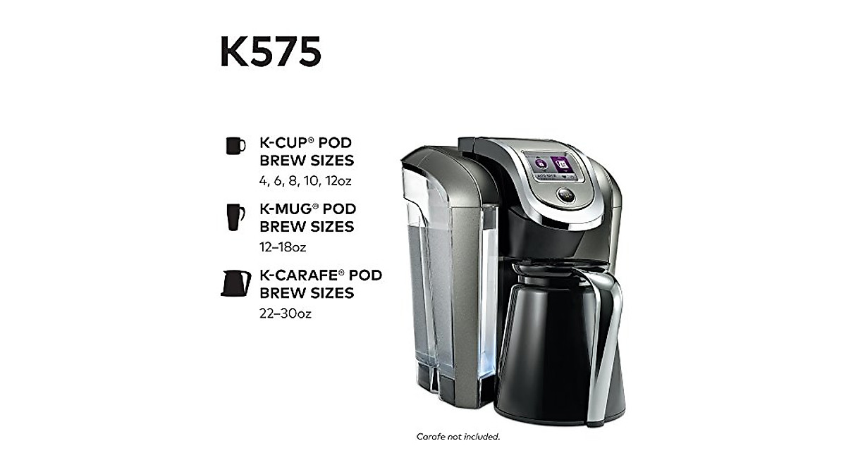Keurig K575 Coffee Maker - Programmable Single Serve Brewer