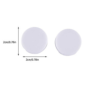 Gadpiparty 100Pcs 20MM Plastic Rattles Noise Maker Insert Rattle Toy Squeaker Ring Box Repair Baby Toy Rattle Box Repair Fix for Baby Pet Dog