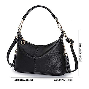 MINTEGRA Womens Handbags Hobo Shoulder Bag Crossbody Bag Shoulder Purse with Tassel