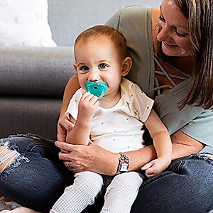 Evenflo Balance + Orthodontic Pacifier (6 Months+, 6pk, Aqua)