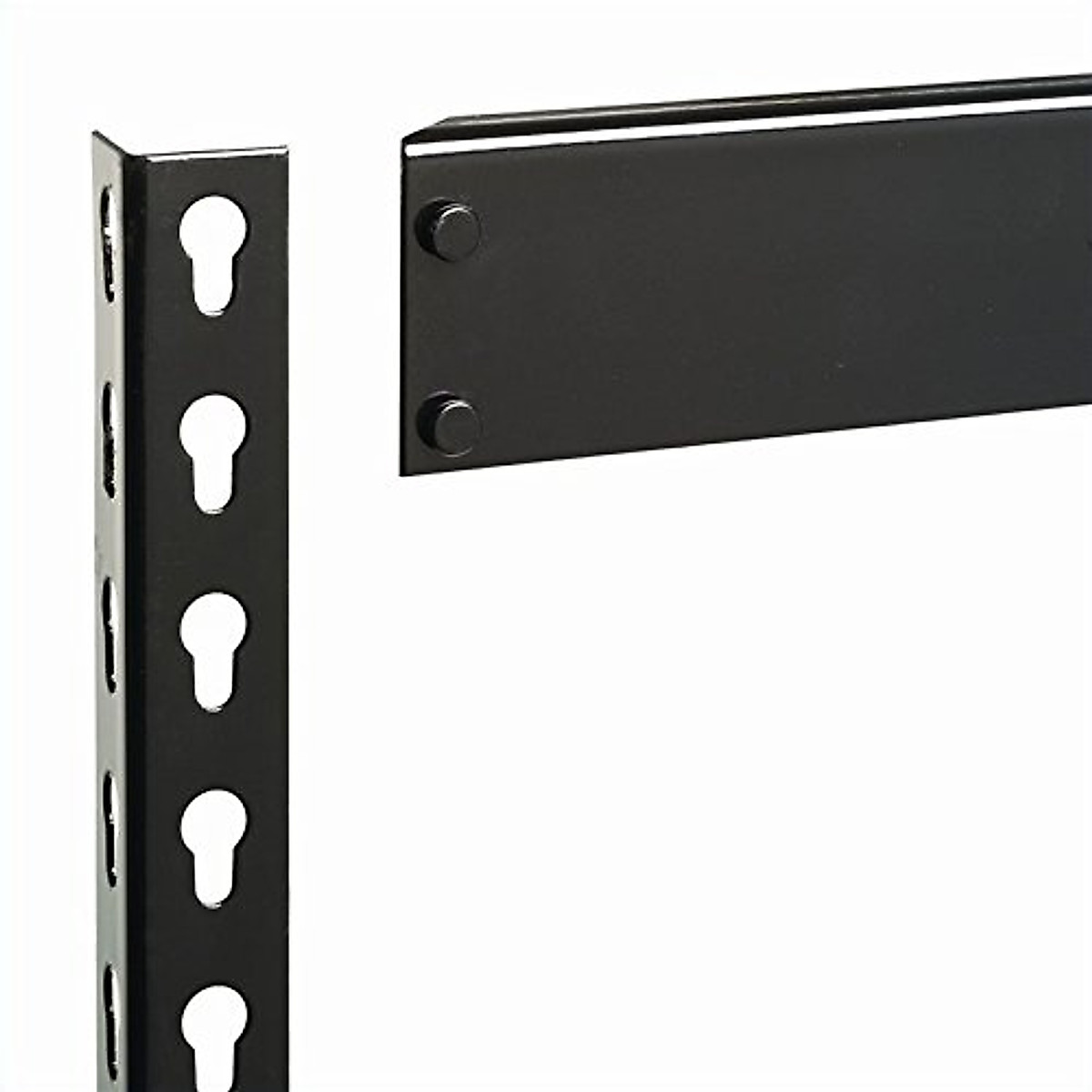 Iron Horse 3800 Riveted Steel Shelving 5-Shelf 18Dx48Wx72H Black