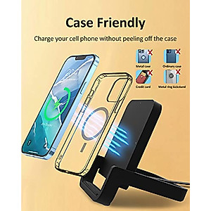 BUBEYYIE Fast Wireless Charger 10W Charging Stand Compatible with iPhone 13 12 11 Pro XR XS X 8 Plus Samsung Galaxy S20 S10 Note 20 10 Google LG and Other Cell Phones…