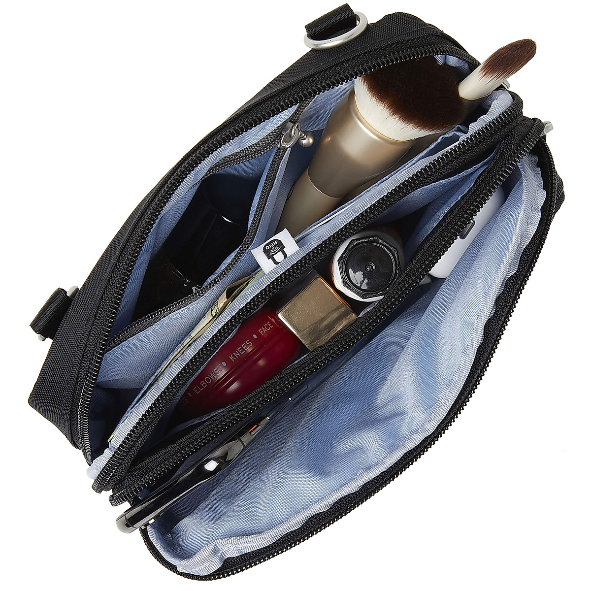 Baggallini womens New Classic Time Zone Rfid Bag Crossbody, Portobello Shimmer, One Size US