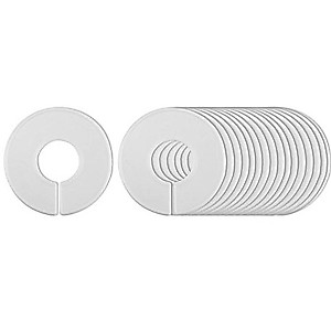 Only Hangers Round Size Dividers for Clothing Racks (100 Pcs.)