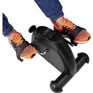 Portable Exercise Bike Pedals Stable Mini Floor Foot Pedal - Durable Leg and Arm Recovery Medical Exerciser (Pedal)