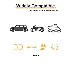 Riseuvo 20pcs 30A Standard Car Fuses - 30 AMP Automotive Fuses(ATO/APR/ATS), 32V (12/24V) Blade Fuse for RV/Truck/SUV