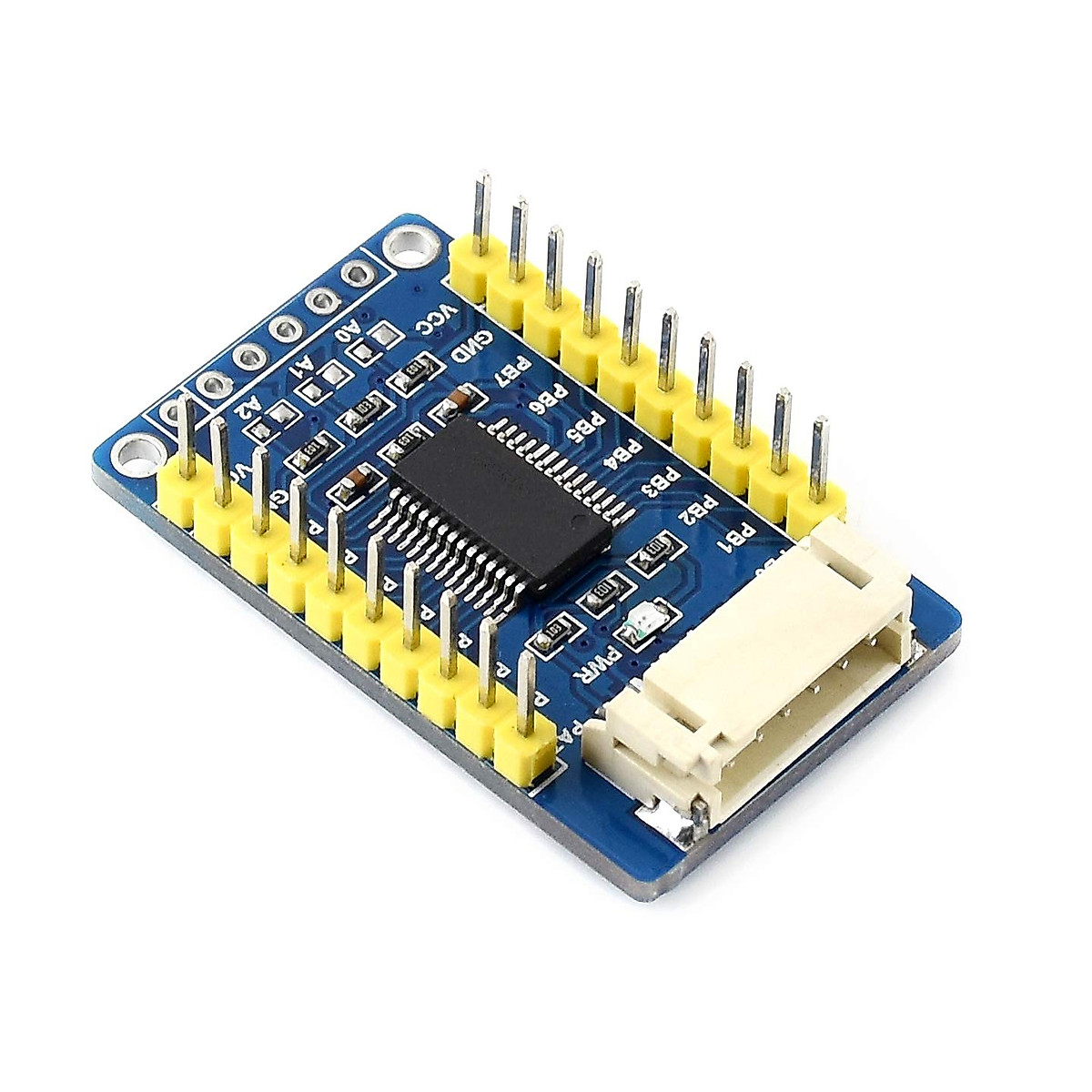 MCP23017 IO Expansion Board I2C Interface 5V/3.3V Voltage Expands 16 I/O Pins 8pcs of Boards can Stack to Use at The Same Time up to 128 I/O Pins Allows Multi I2C modules to be Stacked