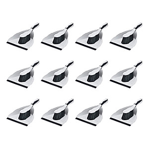 AmazonCommercial 9-inch Dustpan and Brush Set - 12-Pack