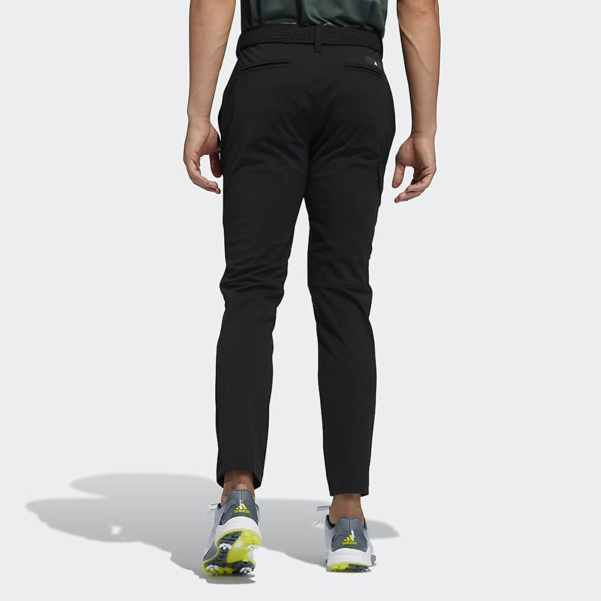 adidas Golf Men's Recycled Polyester Warp Knit Cargo Pant, Black, 3334