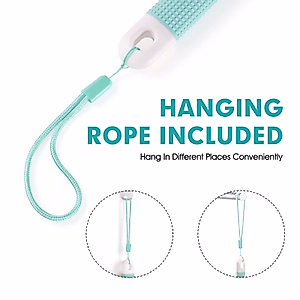 Backski Back Scrubber Anti Slip for Shower,Back Brush Long Handle with Soft and Stiff Bristles,Body Scrubber for Bath or Dry Brush(Green)