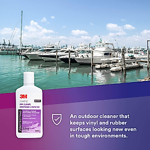 3M 09023 Marine Vinyl Cleaner, Conditioner, & Protector, 8.45 fl oz