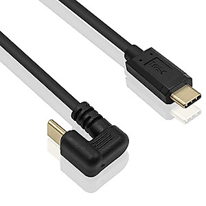 Poyiccot USB C Cable, 180 Degree U Shape USB C to USB C Cable, Type C Charging Cable Fast Charge for MacBook Pro 2020, 2ft/60cm