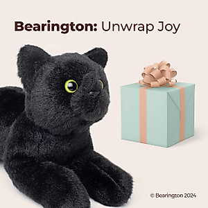 Bearington Collection Lil’ Jinx Cat 8 Inch Cat Plush - Black Cat Plush - Stuffed Black Cat