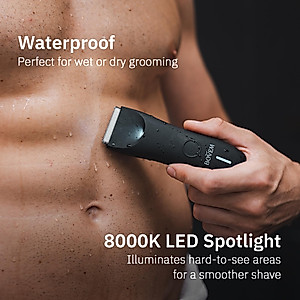 BOVEM Globe Trimmer 2.0 Electric Razor for Men Pubic Hair, Body Hair Trimmer, Groin Hair Trimmer For Men, Balls Trimmer Men Electric Shaver, Mens Grooming Kit – Body, Face, Groin & Beard Hair Clippers