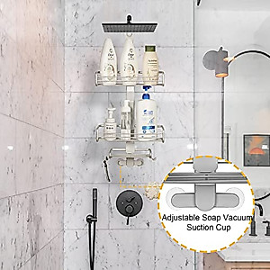 ELYKEN Hanging Shower Caddy Organizer over Shower Head