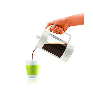 Bodum Bean French Press Coffee Maker with Coffee Grind Catcher, 34 Ounce, Black