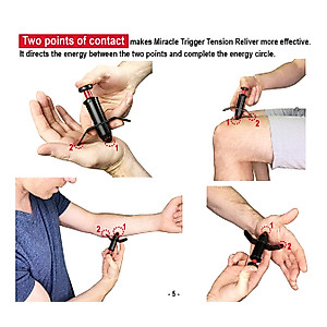 Trigger Point Stimulator Tool - Electric Current Sensation with No Needles No Battery
