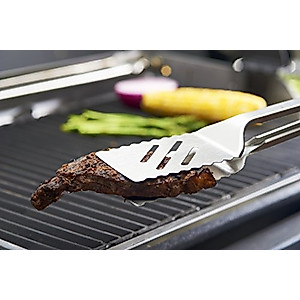 GrillPro 40240 16-Inch Stainless Steel Tong/Turner Combination, Silver