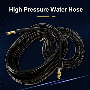 High Pressure Washing Hose, Good Elasticity Drain Hose 10 Meters Multifunctional No Leakage for Electric or Pneumatic er
