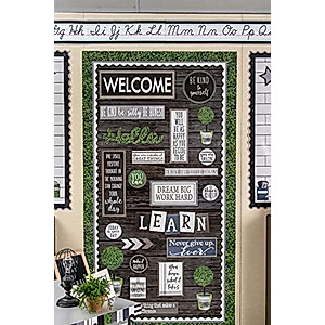 Black Wood Better Than Paper Bulletin Board Roll & Modern Farmhouse Wall Décor Bulletin Board