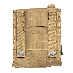LytHarvest Tactical Molle Magazine Pouch, Kriss Tactical Pistol Triple Mag Pouch, Multi-use (TAN)