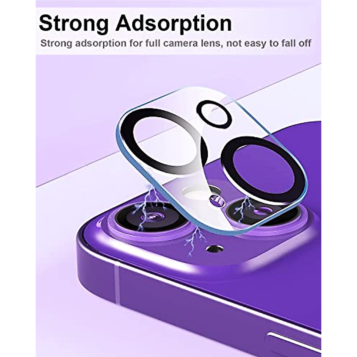 POROLIR [3 Pack Compatible for iPhone 14 Plus ＆ iPhone 14 Camera Lens Protector 9H Tempered Glass, Anti-Scratch, Ultra HD, Case Friendly Camera Covers for iPhone 14 6.1" and iPhone 14 Plus 6.7"