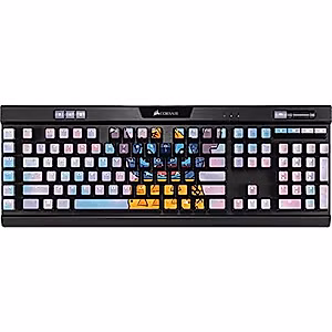 Skinit Decal Other Skin Compatible with K95 RGB Platinum Mechanical Gaming Keyboard - Officially Licensed Disney Lilo and Stitch Pineapple Stitch Design