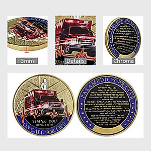 Paramedic's Prayer EMT EMS Challenge Coin