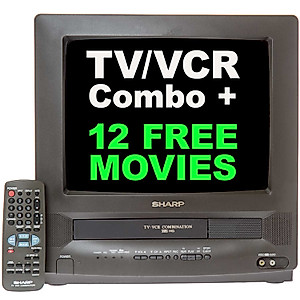 Sharp 13VT-L100 13" Television TV/VCR Combo w/ VHS HQ