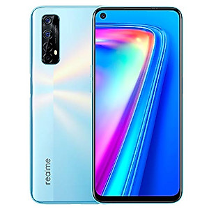 Realme 7 4G LTE Volte Factory Unlocked 48Mp Camera RMX2155 (At&t Tmobile Metro Latin Europe) (NO Verizon/Boost) (Mist White, 64GB + 6GB)