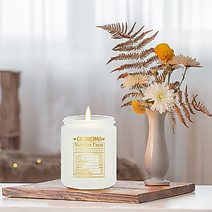 KOYFOYO Mothers Day Gifts for Grandma - My Favorite People Call Me Grandma Candle - Birthday Gifts for Grandma from Granddaughter, Grandson - Grandma Christmas Gifts