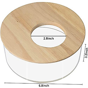 Large Hamster Sand Bath Box, Transparent Acrylic Sand Bath Box and Hamster Bathroom, Hamster Home and Hamster Accessories