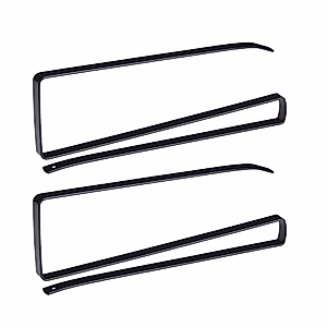 Paper Towel Holder Under Cabinet Wall Mount, Adhesive Paper Towel roll Holder Rack Stick to Wall for Kitchen Bathroom Farmhouse, Matt Black