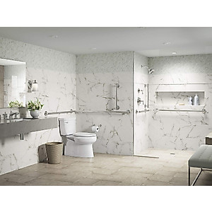 Kohler K-26507-BN Eclectic Grab Bars, Vibrant Brushed Nickel