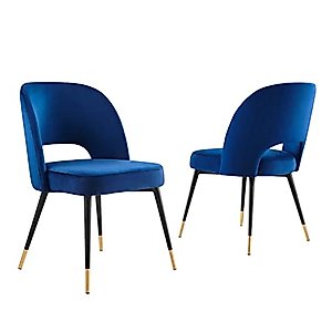 Modway Rouse Dining-Chairs, Navy