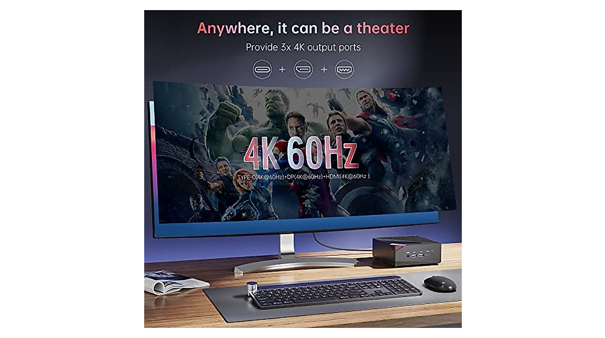 Mini PC with AMD Ryzen 7 5800U — Powerful Compact Desktop