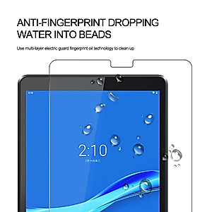 WRJ [2-Pack] Screen Protector for Lenovo Tab M10 Plus FHD/Lenovo Tab K10 (TB-X6C6X) 10.3 inch,HD Anti-Scratch Anti-Fingerprint No-Bubble 9H Hardness Tempered Glass