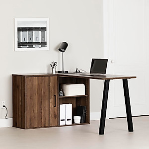 South Shore Zolten Desk, Natural Walnut