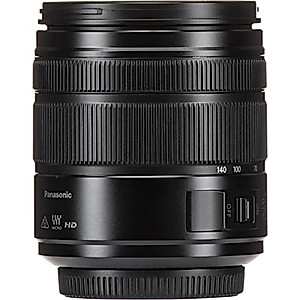 Panasonic Lumix G Vario 14-140mm Telephoto Zoom Lens with F3.5-5.6 II ASPH, Mirrorless Micro Four Thirds Mount and Power O.I.S. - H-FSA14140 (Upgraded USA Black)