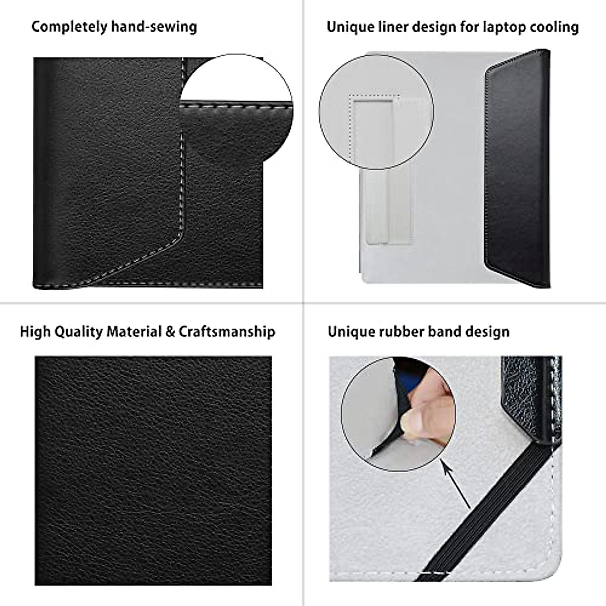 Alapmk Protective Case for 14" Dell Inspiron 14 5425 5420 5430/Inspiron 14 2-in-1 7425 7420/Inspiron 14 Plus 7420 & Asus Vivobook S 14 OLED K3402/M3402[Not fit Inspiron 14 5410 5418],Black