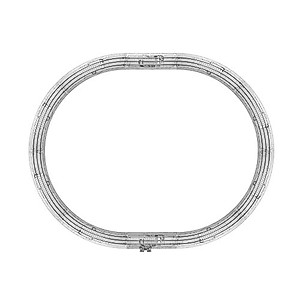 Lionel Lighted FasTrack Electric O Gauge, Illuminated 40"x50" Oval Track Pack