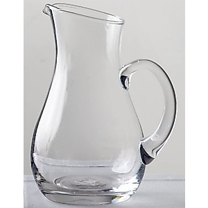 Glass Water Pitcher with Spout – Elegant Serving Carafe for Water, Juice, Sangria, Lemonade, and Cocktails – Crystal-Clear Glass Beverage Pitcher.