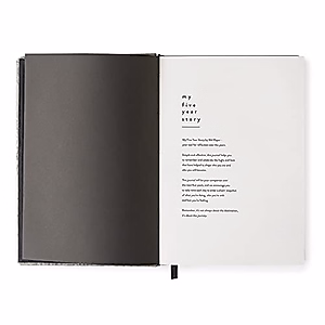 Mål Paper Five Year Journal - Cotton Hardback | Daily Dated Notebook for Mindfulness, Recovery & Positive Thinking Tool | Life Planner Log Book | Hand Finished, Unique Gifts for Men & Women