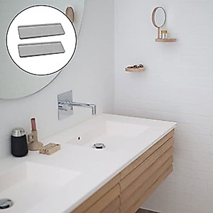 NOLITOY 2pcs Water Absorbent Mats Quick Dry Soap Holder Diatomite Drinks Coasters Toothbrush Cup Pad for Bathroom and Kitchen