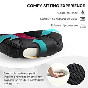 Seatingplus Executive Office Chair High Back Home Office Desk Chairs with Wheels and FILP-up Armrests, Comfortable Mesh Computer Chair, Black&Grey