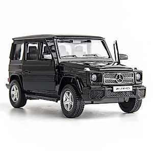 RMZ City 1:36 Diecasting Alloy Car Model Benz G63 AMG Toy Car, Pull Back Vehicles Toy Car for Toddlers Kids Boys Girls Gift Black
